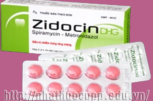 Trình Dược viên nhà thuốc hướng dẫn sử dụng thuốc kháng sinh Zidocin